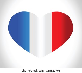 France Flag Idea Design Stock Vector (Royalty Free) 168821795 ...