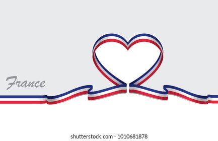 France Flag Ribbon Stock Vector (Royalty Free) 1010681878 | Shutterstock