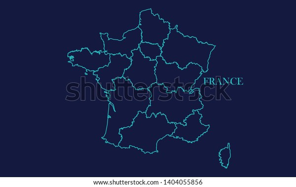 France Map Background Vector Eps10 Stock Vector (Royalty Free ...