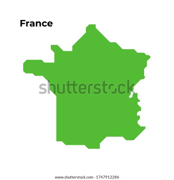 France Map Icon Illustration Vector Suitable Stock Vector (Royalty Free ...