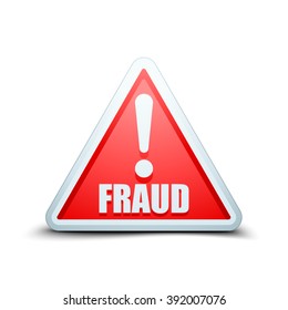 Fraud Danger Hazard Sign Stock Vector (Royalty Free) 392007076 ...