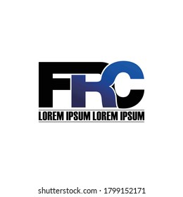 Frc Letter Monogram Logo Design Vector Stock Vector (Royalty Free ...