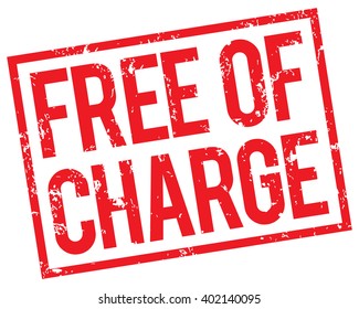 Free Charge Stamp Stock Vector (Royalty Free) 402140095 | Shutterstock