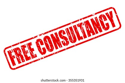 Free Consultancy Red Stamp Text On Stock Vector (Royalty Free ...