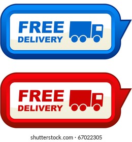 Free Delivery Elements Sale Stock Vector (Royalty Free) 67022305 ...