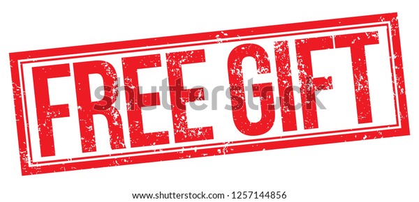 Free Gift Stamp Stock Vector (Royalty Free) 1257144856 | Shutterstock