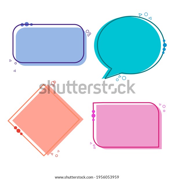 Free Hand Colorful Bubble Frame Stock Vector (Royalty Free) 1956053959 ...