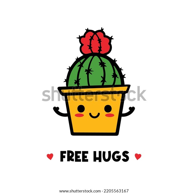 Free Hugs Vector Colorful Doodle Illustration Stock Vector (Royalty ...