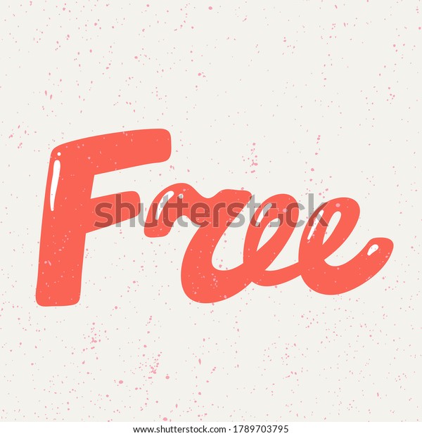 Free Placard Template Calligraphic Design Flat Stock Vector (Royalty ...