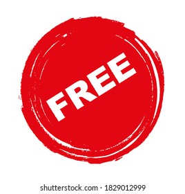 Free Sign On White Background Stock Vector (Royalty Free) 1829012999 ...
