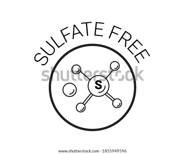 Free Sulfate Icon Chemical Model Sls Stock Vector (Royalty Free ...
