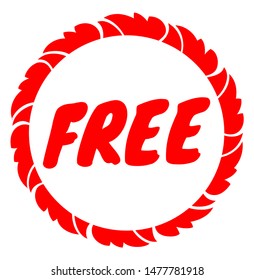 Free Vector Sticker Free Label Vector Stock Vector (Royalty Free ...