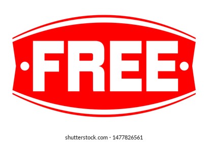 Free Vector Sticker Free Label Vector Stock Vector (Royalty Free ...