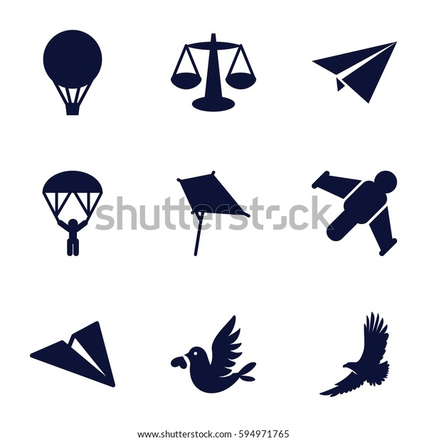 Freedom Icons Set Set 9 Freedom Stock Vector (Royalty Free) 594971765