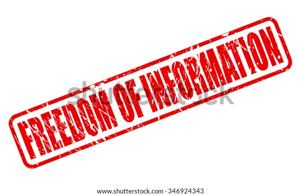 Freedom Information Red Stamp Text On Stock Vector (Royalty Free ...