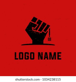 Freedom Logo Red Black Stock Vector (Royalty Free) 1034238115 ...