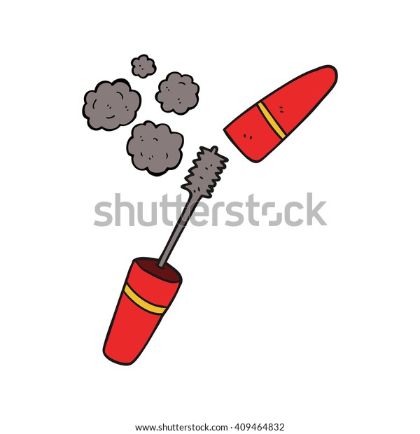 Freehand Drawn Cartoon Mascara Stock Vector (Royalty Free) 409464832 ...
