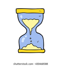 Freehand Drawn Cartoon Sand Timer Hourglass Stock Vector (Royalty Free ...
