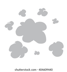 Freehand Drawn Cartoon Steam Clouds Illustration Stock Vector (Royalty ...