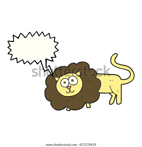 Freehand Drawn Speech Bubble Cartoon Animals Stock Vector (Royalty Free ...