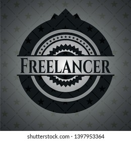 Freelancer Realistic Black Emblem Vector Illustration Stock Vector ...