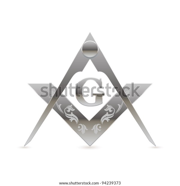 Freemason Square Compasses Symbol Stock Vector (Royalty Free) 94239373 ...