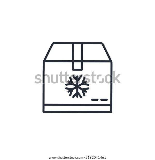 Freezer Icons Symbol Vector Elements Infographic Stock Vector (Royalty ...