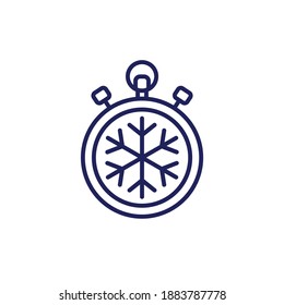 Fast Freezing Icon Clock Dot Point Stock Vector (Royalty Free ...