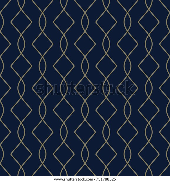 French Blue Diamond Motif Pattern Continuous Stock Vector (Royalty Free ...