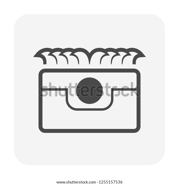 French Drain Stormwater Drainage System Icon: vector de stock (libre de ...