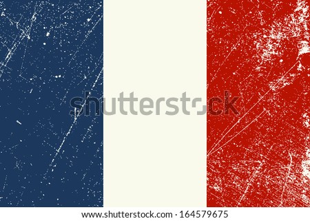 French Flag Vintage Stock Vector (Royalty Free) 164579675 - Shutterstock