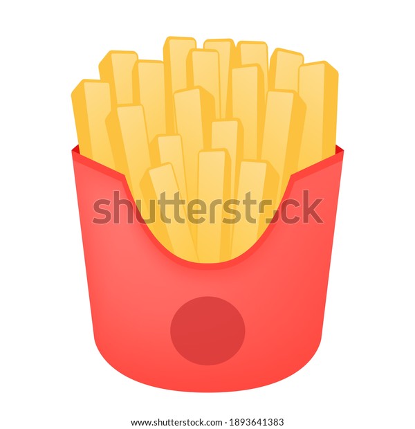 French Fries Emoji Vector Design Bbq Stock Vector (Royalty Free) 1893641383