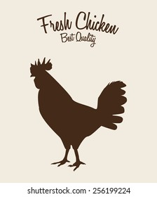 Fresh Chicken Design Vector Illustration Eps10 Stock Vector (Royalty ...