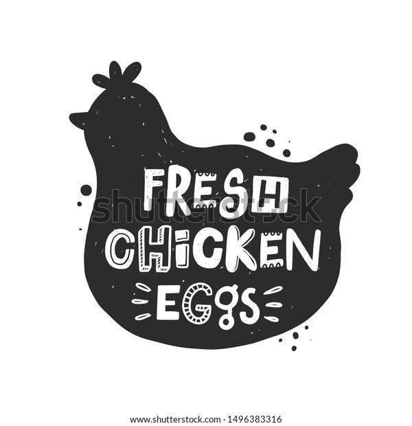 Fresh Chicken Eggs Banner Template Farm Stock Vector (Royalty Free ...