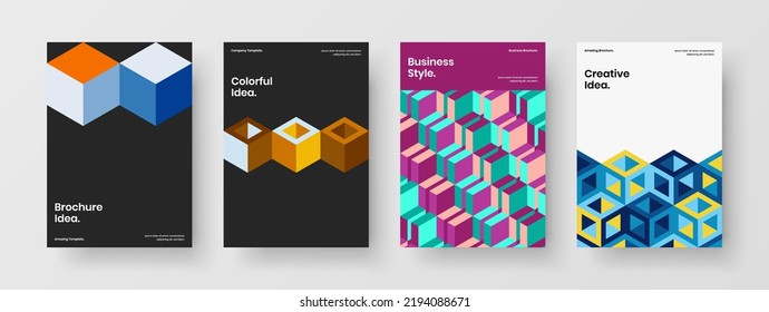 Fresh Cover A4 Design Vector Concept Stock Vector (Royalty Free ...