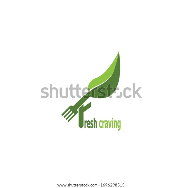 Fresh Craving Icon Symbol Vector Template Stock Vector (Royalty Free ...