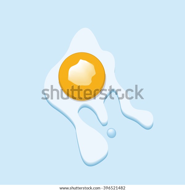 Fresh Egg Yolks Cartoon Vector Illustration Stock Vector (Royalty Free ...