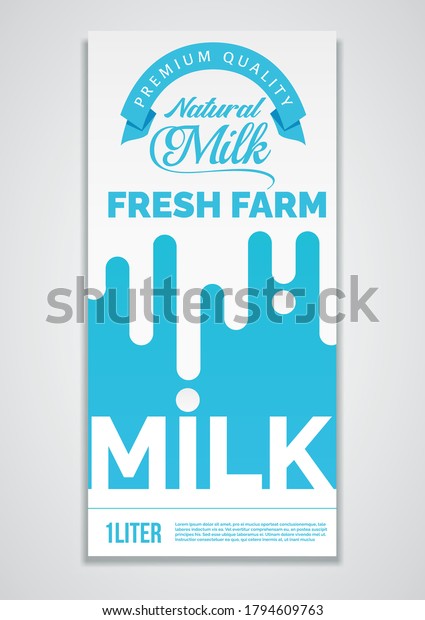 Fresh Farm Packaging Design Label Template Stock Vector (Royalty Free ...