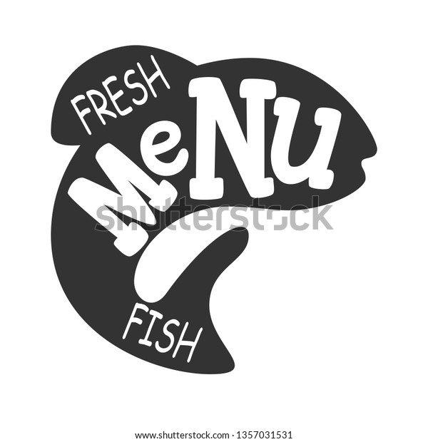 Fresh Fish Menu Template Illustration Restaurant Stock Vector (Royalty ...