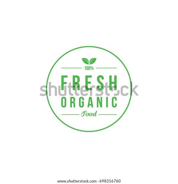 Fresh Food Logo Design Stock Vector (Royalty Free) 698316760