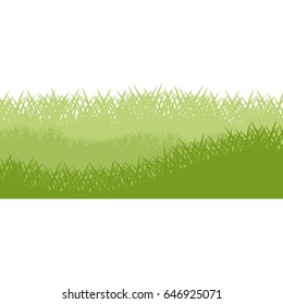 Fresh Green Grass Field Vector Illustration Stock Vector (Royalty Free ...