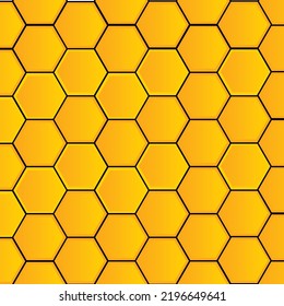 Fresh Honey Bee Hive Background Stock Vector (Royalty Free) 2196649641 ...