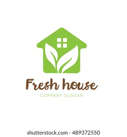 Fresh House Logo Stock Vector (Royalty Free) 489372550 | Shutterstock