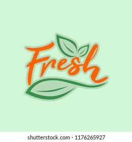 Fresh Logo Logotype Stock Vector (Royalty Free) 1176265927 | Shutterstock
