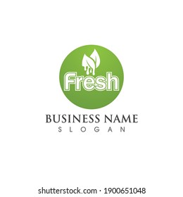 Fresh Logo Symbol Template Design Stock Vector (Royalty Free ...
