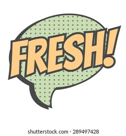 Fresh Sign Background Illustration Vector Format Stock Vector (Royalty ...