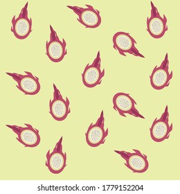 Fresh Vector Pattern Fire Fruit Stock Vector (Royalty Free) 1779152204 ...