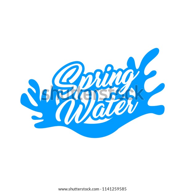 Fresh Water Logo Spring Water Logo Stock Vector (Royalty Free ...
