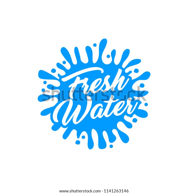 Fresh Water Logo Spring Water Logo Stock Vector (Royalty Free ...