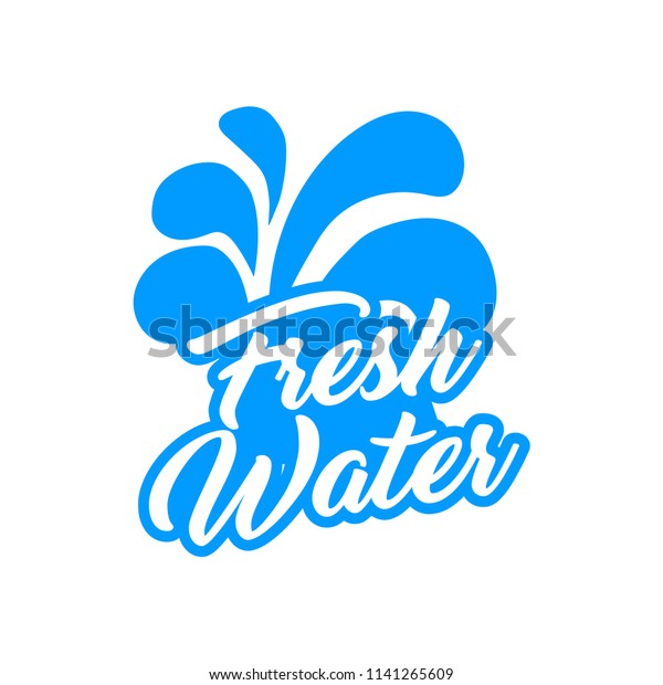 Fresh Water Logo Spring Water Logo Stock Vector (Royalty Free ...